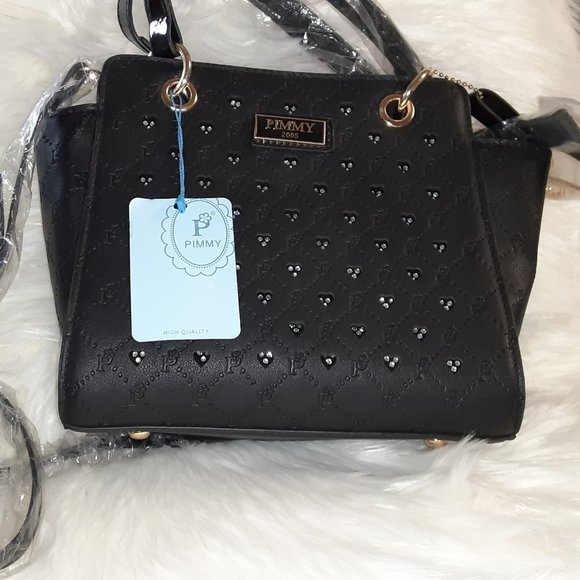 Pimmy | Bags | Shoulder Bag Pimmy Black Nwt | Poshmark